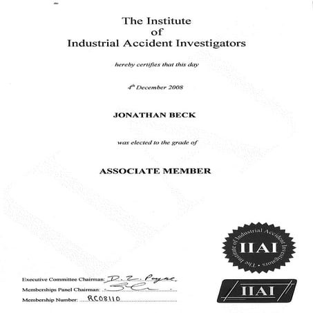 Associate member of IIAI | PDF