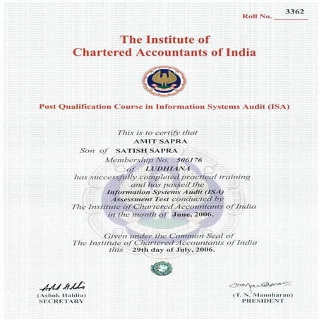 ISA (ICAI) | PDF