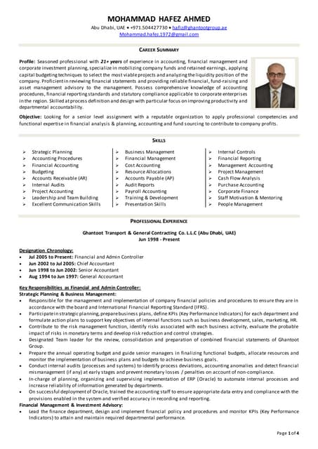 Faizan Ahmed - CV | DOCX | Management Consulting Industry | Industries