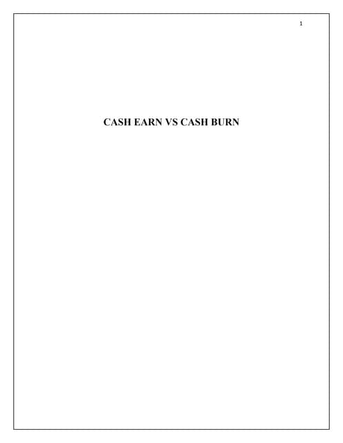 Handout 1: Money Matrix | PDF