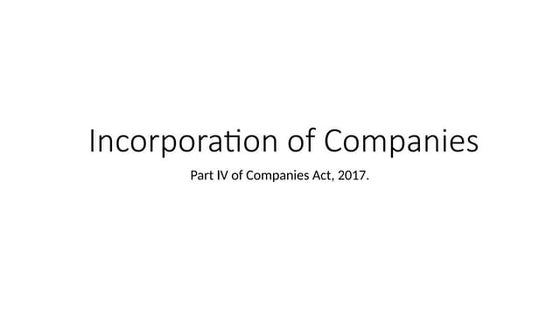 INCORPORATION OF COMPANIES.ppt