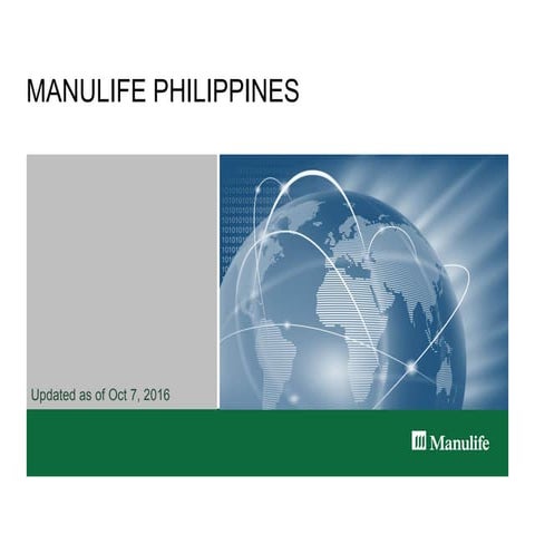 Manulife Corporate Deck (as of Oct 7, 2016) | PPT