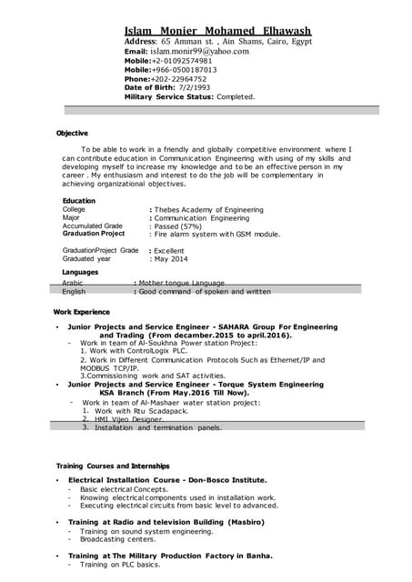 Ibrahim Salah CV | DOCX