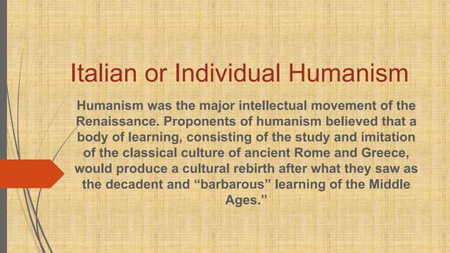 Humanism & its Educational Implications | PPTX