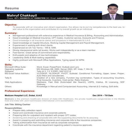 Mahruf -Resume | DOC