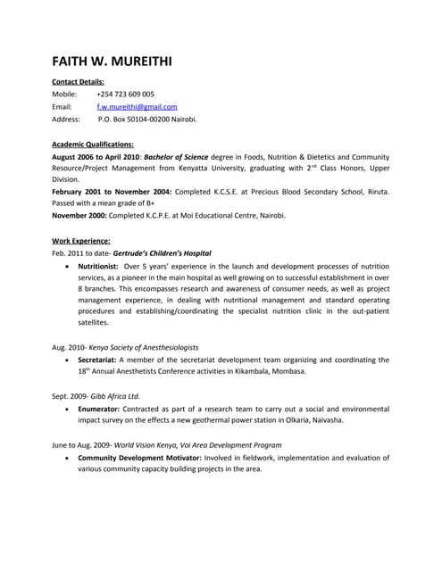 Resume-Gabi Teal 12-2014 | PDF