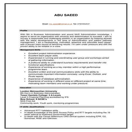 Abu Saeed_RTT CV | DOC