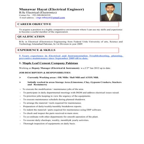 Curriculum Vitae for Sifiso M. Zulu | DOC