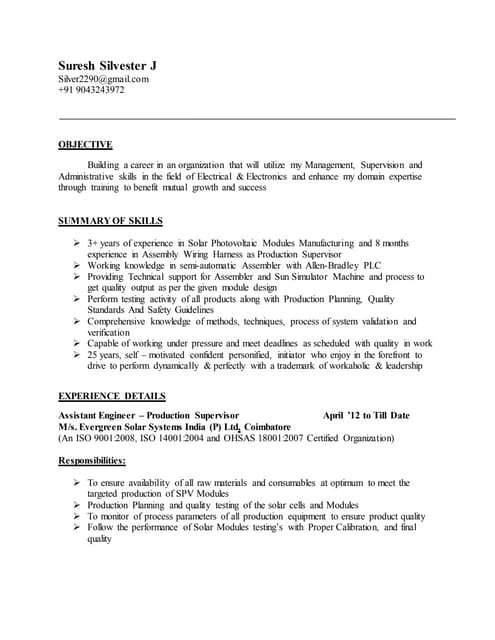Deputy Manager Ravikishore Resume | PDF