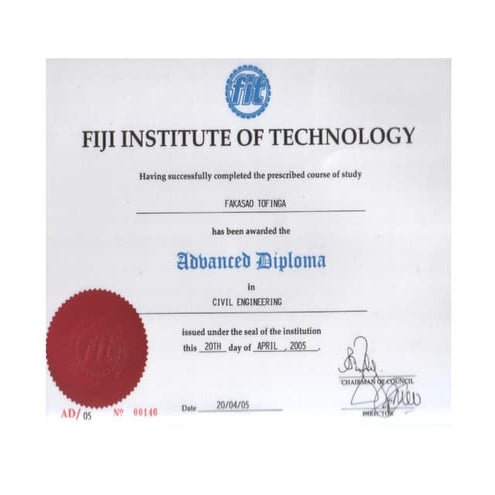 Advance Diploma Certificate 2 | PDF