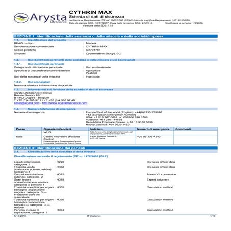 Ca701786 cythrin max it v11.6 clp | PDF | First Aid | Injuries