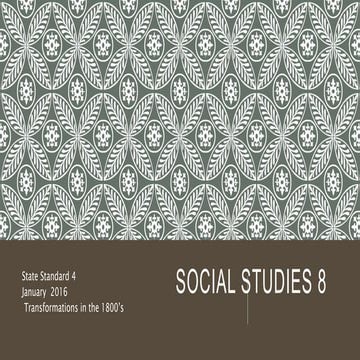 8th Grade Social 4.1 | PPT