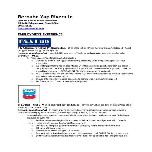 MARQUEZ Resume. | DOCX