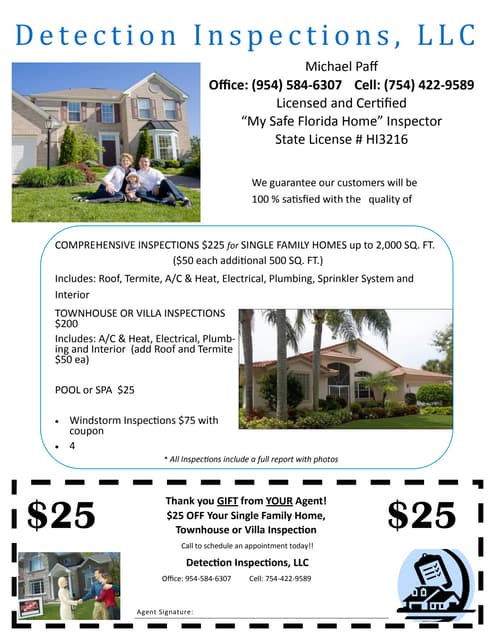 Home Inspection Flyer - flickinger | PDF
