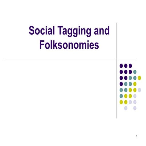 Ca 8 social tagging and folksonomie | PPT