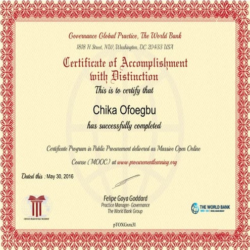 CPPP- CHIKA OFOEGBU | PDF