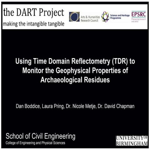 Development of low cost TDR system for soil moisture measurement | PPTX