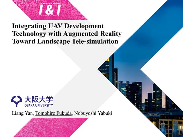Integrating UAV Development Technology with Augmented Reality Toward ... Integrating UAV Development Technology with Augmented Reality Toward ...