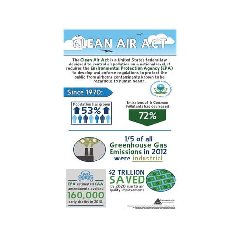 Clean Air Act Infographic | PDF