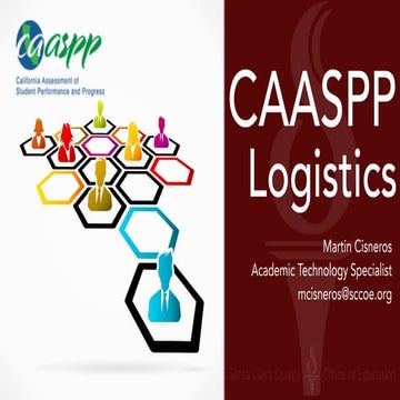 CAASPP Logistics 2015 | PPT