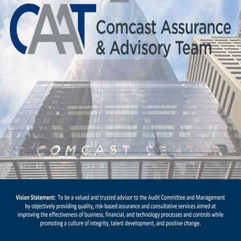 Comcast Assurance & Advisory Team Overview | PDF