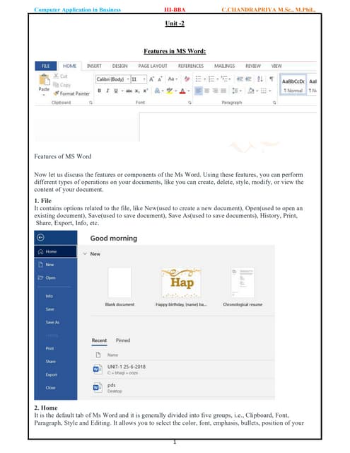 MS Word Interface.pptx