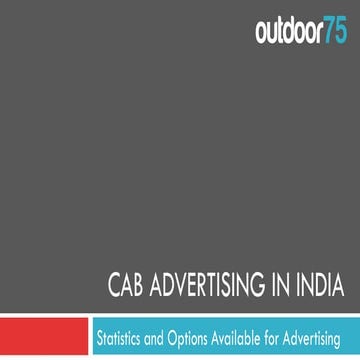 Cab advertising | PDF