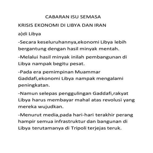 Cabaran isu semasa | PDF