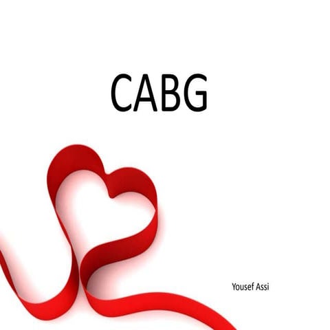 Cabg ppt | PPTX