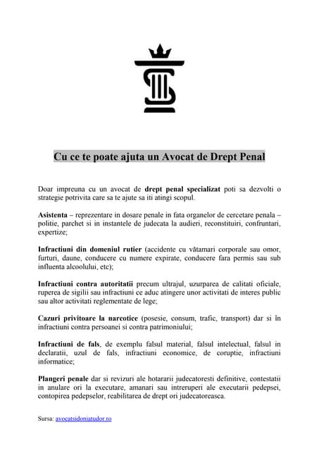 Avocat Recuperare Creante | PDF