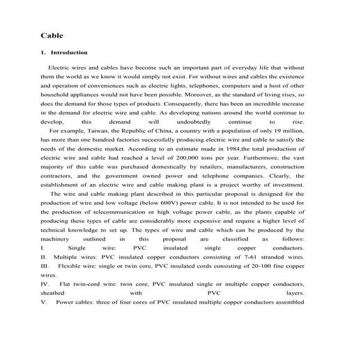 Types of wires and cables | PPT