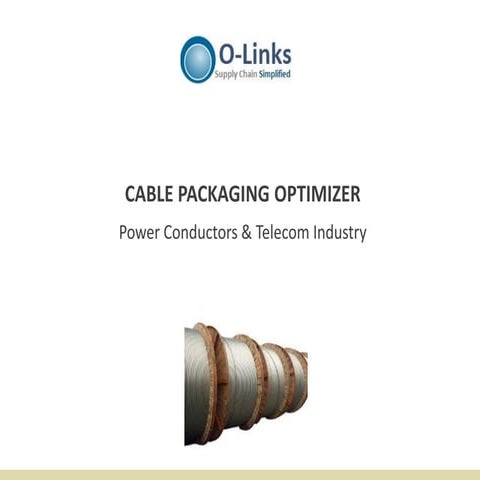 Cable packaging-optimization | PDF