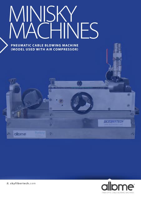 cable blowing machine - Up-FOC | PDF