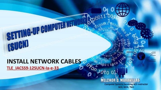 TLE 10 (ICT): LAN Cabling | PPTX | Computer Networking | Computing