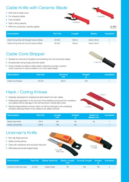 Cable Sheath Cutters | PDF