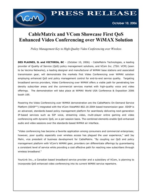 Comverse VAS IP Messaging | PDF