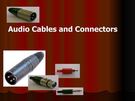 Computer cables and connectors | PPTX | Computer Networking | Computing