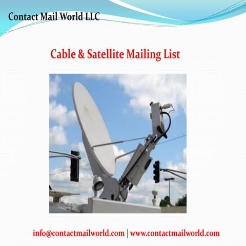 Cable & satellite mailing list | PDF