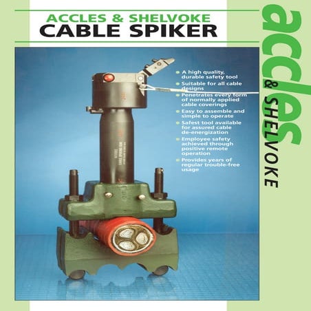 Cable Spiker - Accles & Shelvoke | PDF