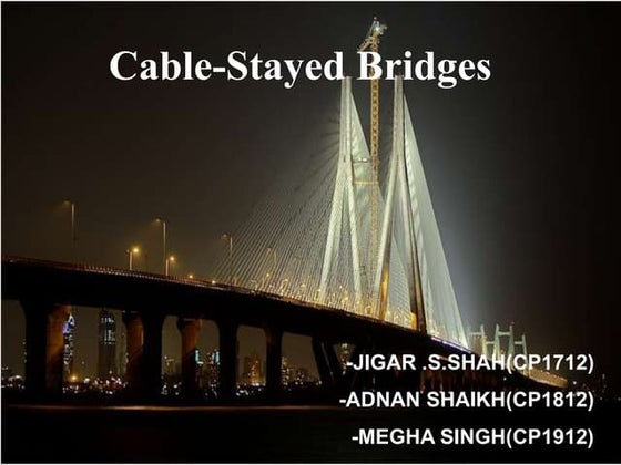 The cables structure system | PPT