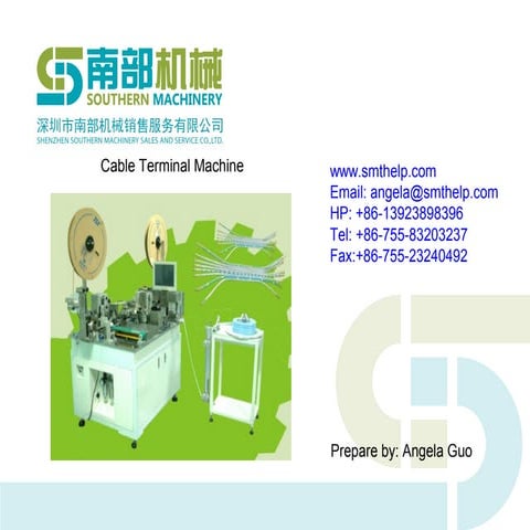 Cable terminal machine | PPT