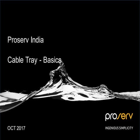 Cable Tray sizing detail ladder performar | PPT