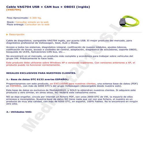Manual vagcom es españo | PDF