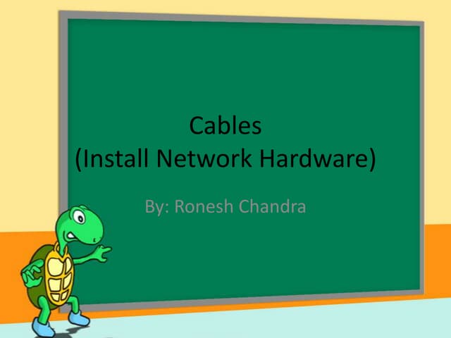 TLE 10 (ICT): LAN Cabling | PPTX | Computer Networking | Computing