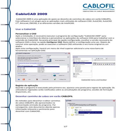 Cablo cad pt_-_manual | PDF | Free Download
