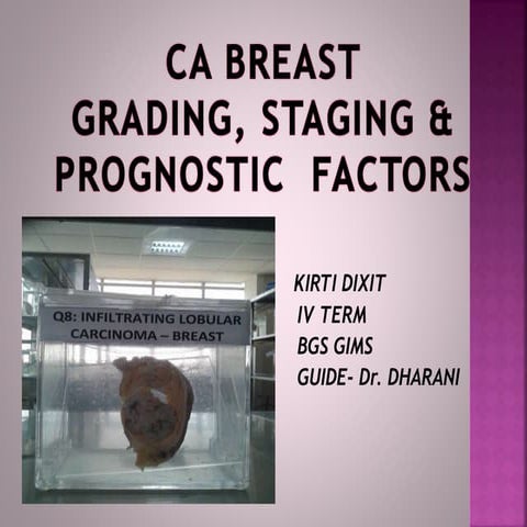 Ca breast final | PPTX