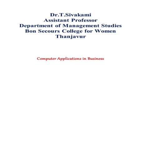 Computer Applications in Business Tally unit 5 | PDF