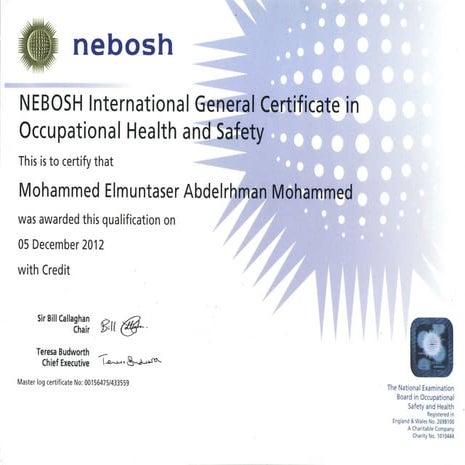 nebosh | PDF