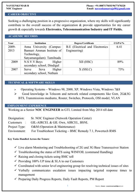 Abhishek_resume-1 | DOC | Computer Networking | Computing
