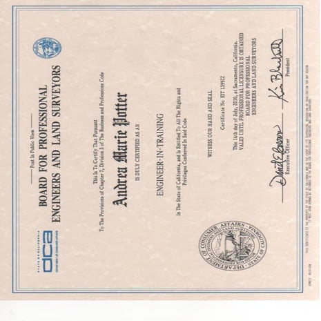 EIT Certificate | PDF